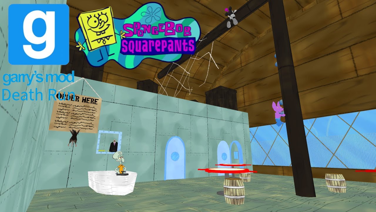 Gmod Deathrun: Bikini Bottom doesn't like us! (Funny Moments) - YouTube