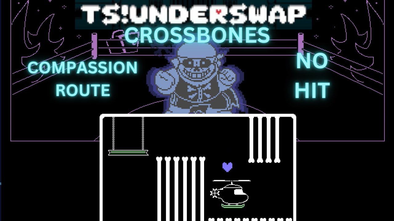 TS!UNDERSWAP Compassion Crossbones No Hit! | Undertale Fangame - YouTube