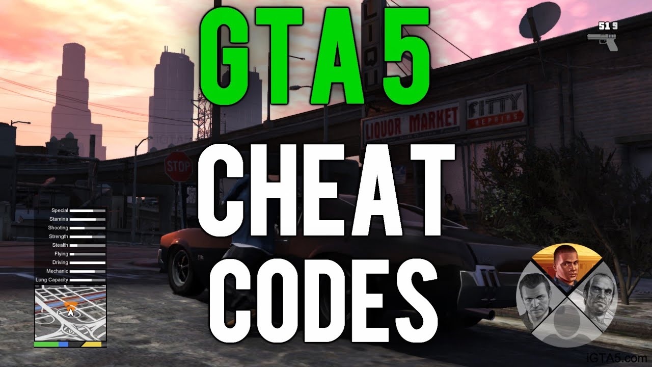 *NEW* GTA 5- All Known Cheat Codes! - YouTube