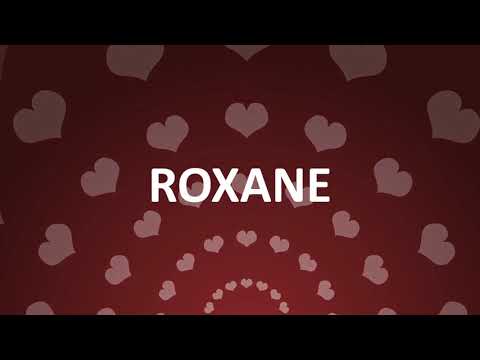 HAPPY BIRTHDAY ROXANE