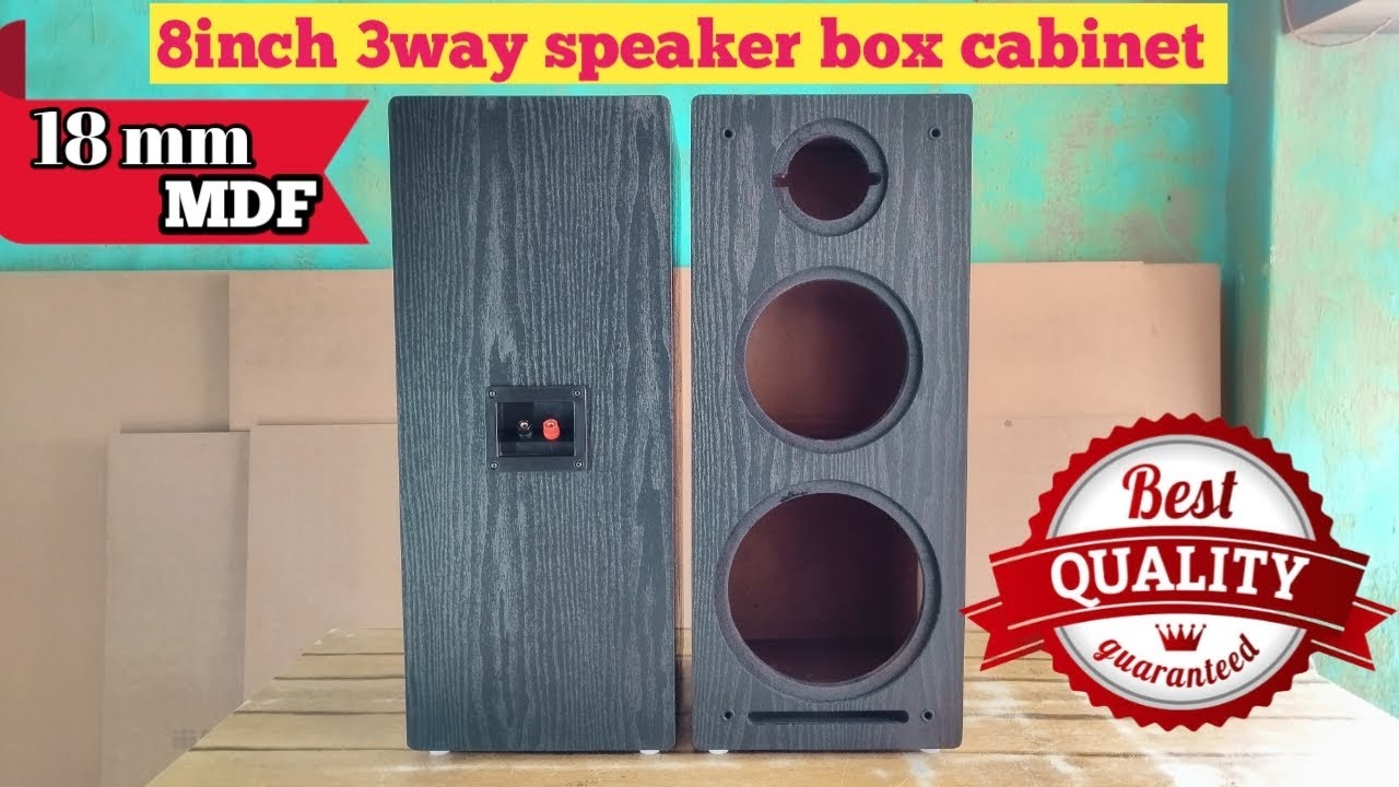 8 Inch Speaker Box Making 8 Inch 3 Way Speaker Box Design YouTube