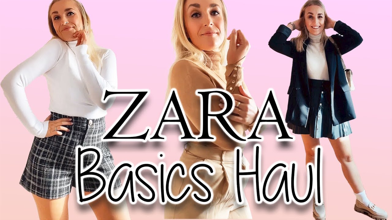 ZARA Basics Haul - Capsule Wardrobe Stample Items For Fall/Winter 2022 ...