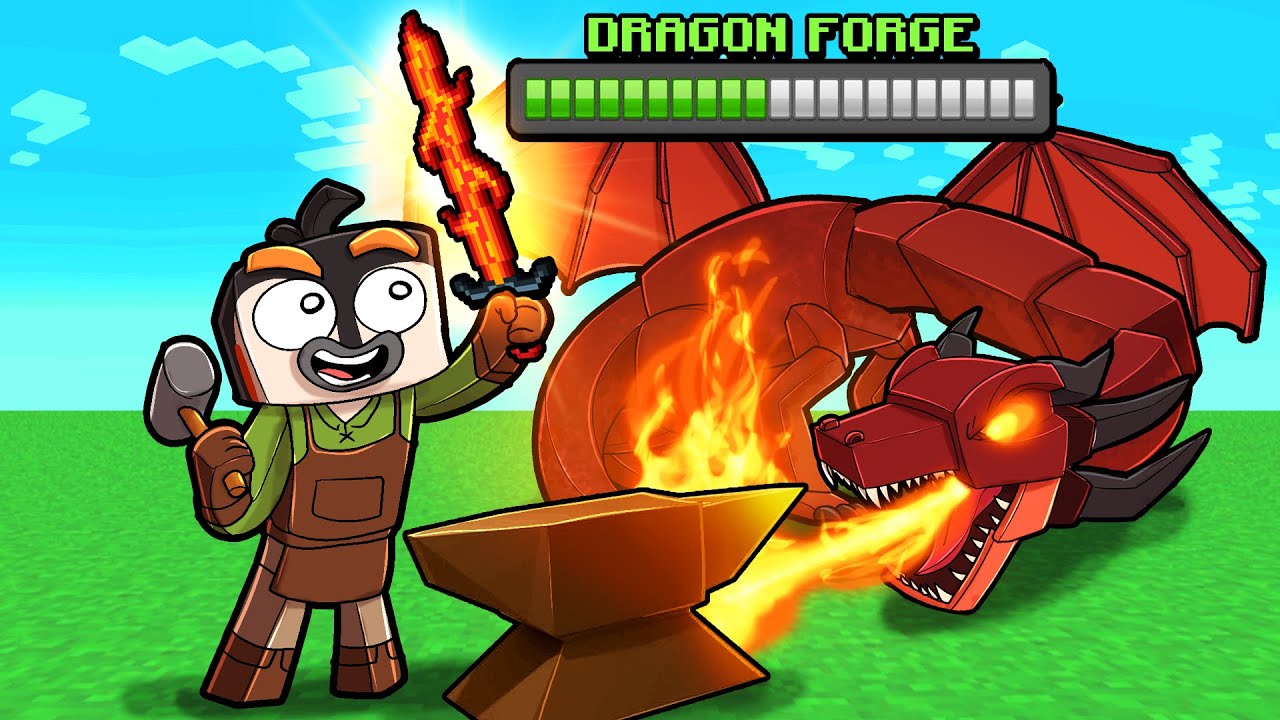 Secret WAY to Craft DRAGON WEAPONS! (Minecraft Dragons) - YouTube