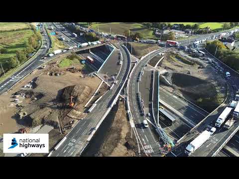 M6 Junction 19 November 2021 - YouTube