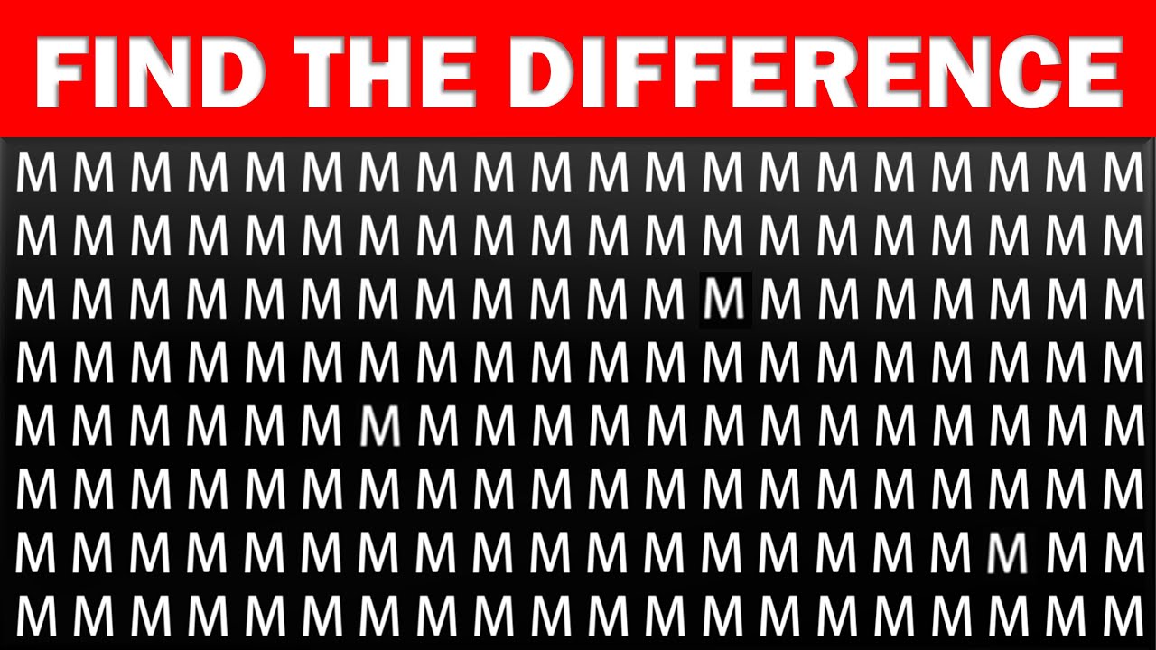 ONLY A GENIUS CAN FIND THE DIFFERENCE || TRY ONCE || - YouTube