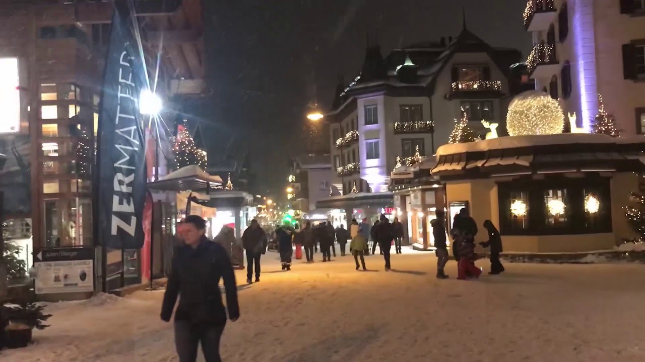 Zermatt at Night - YouTube