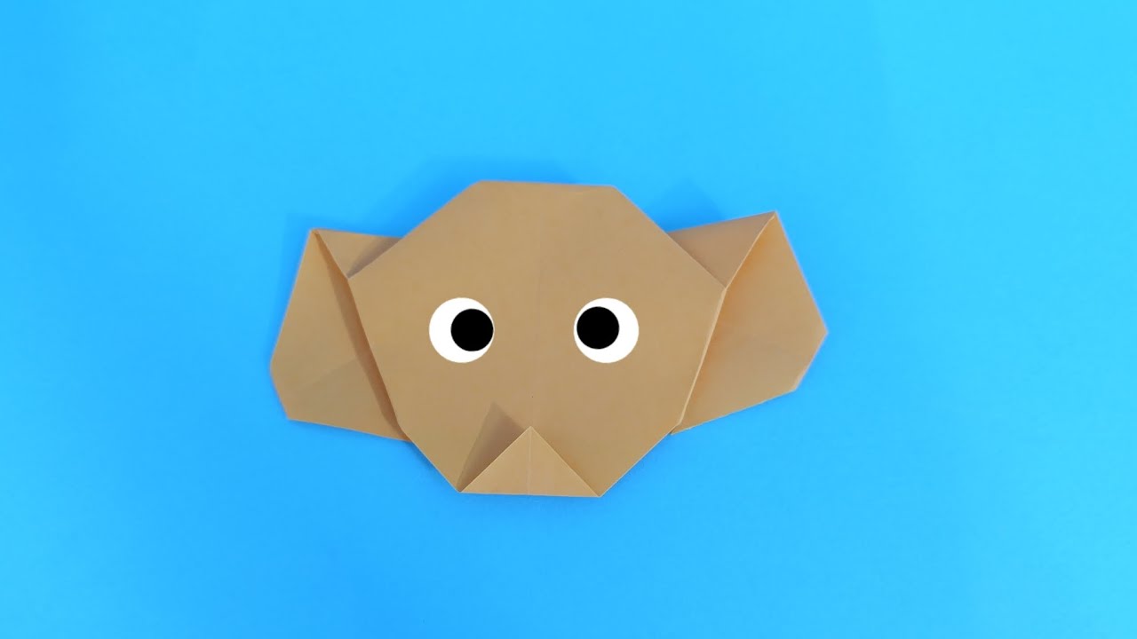 How to make origami face mouse 🐭 - YouTube