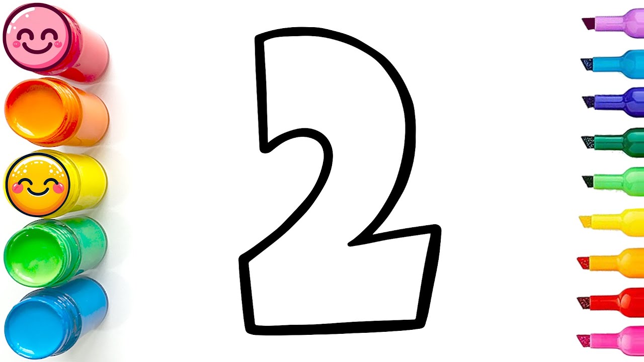 How to Draw Numbers 0 to 4 | Step by Step Drawing Tutorial - YouTube