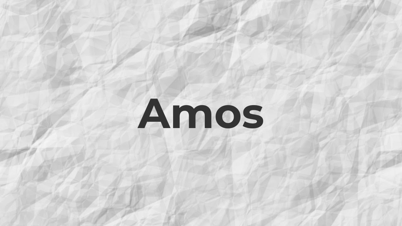 Introduction to the Book of Amos | Holy Bible - Indian Sign Language ...