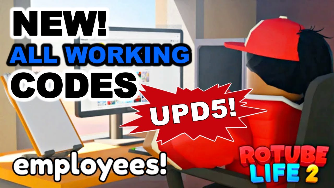 *NEW* ALL WORKING UPDATE 5 CODES FOR ROTUBE LIFE 2 - ROBLOX ROTUBE LIFE ...