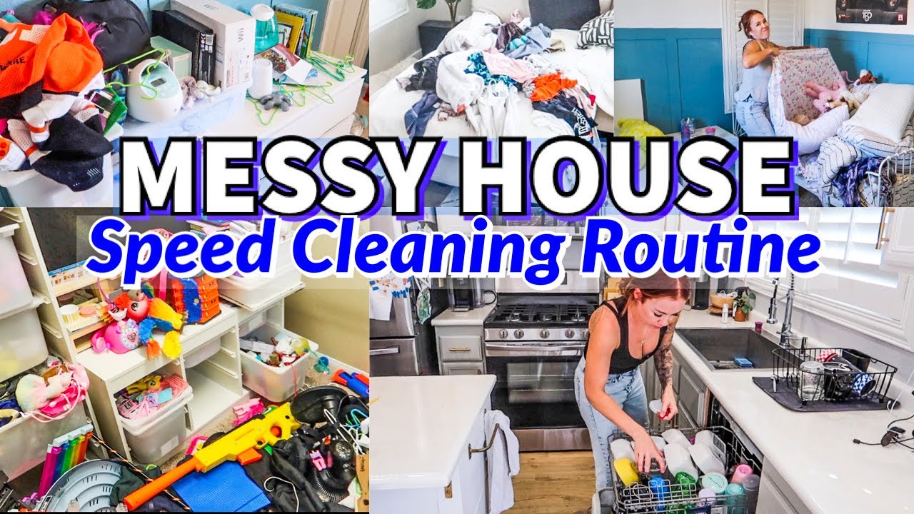 SPEED CLEANING MOTIVATION | ULTIMATE SPEED CLEAN WITH ME | MOM ...