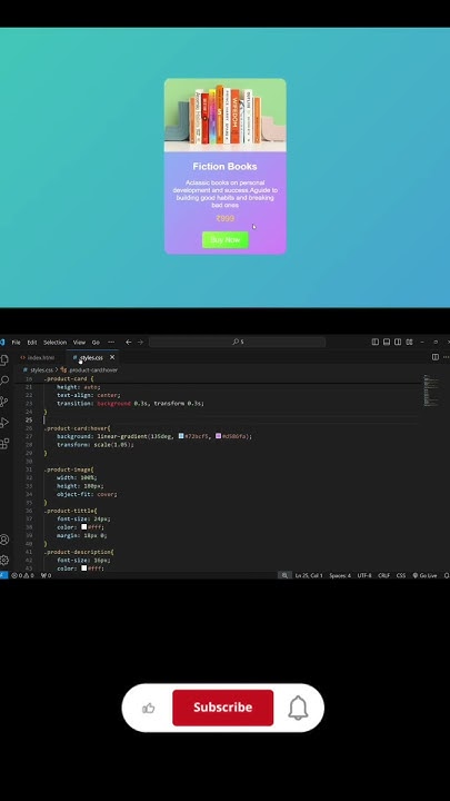Product Cards in HTML & CSS! #TechTutorial #WebDesign #coding #webdevelopement - YouTube