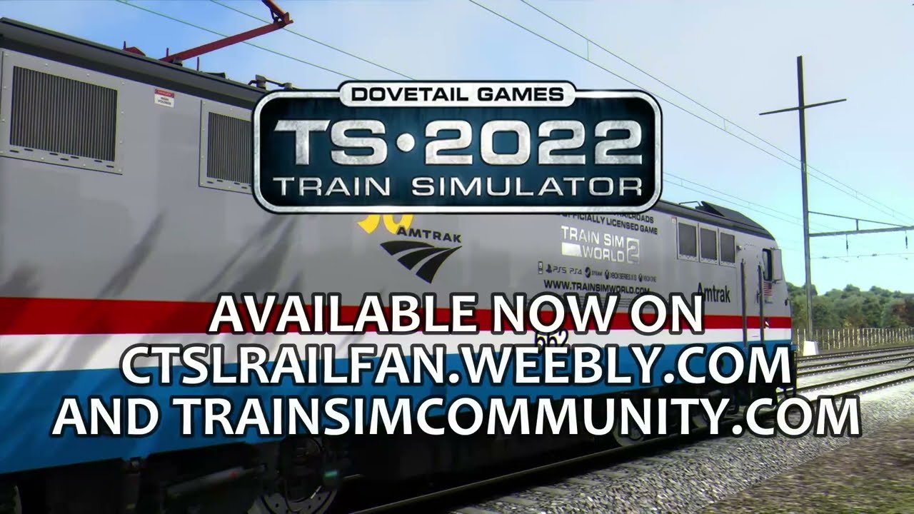 Amtrak ACS-64 #662 'Phase III Train Sim World 2' Wrap Reskin Trailer ...