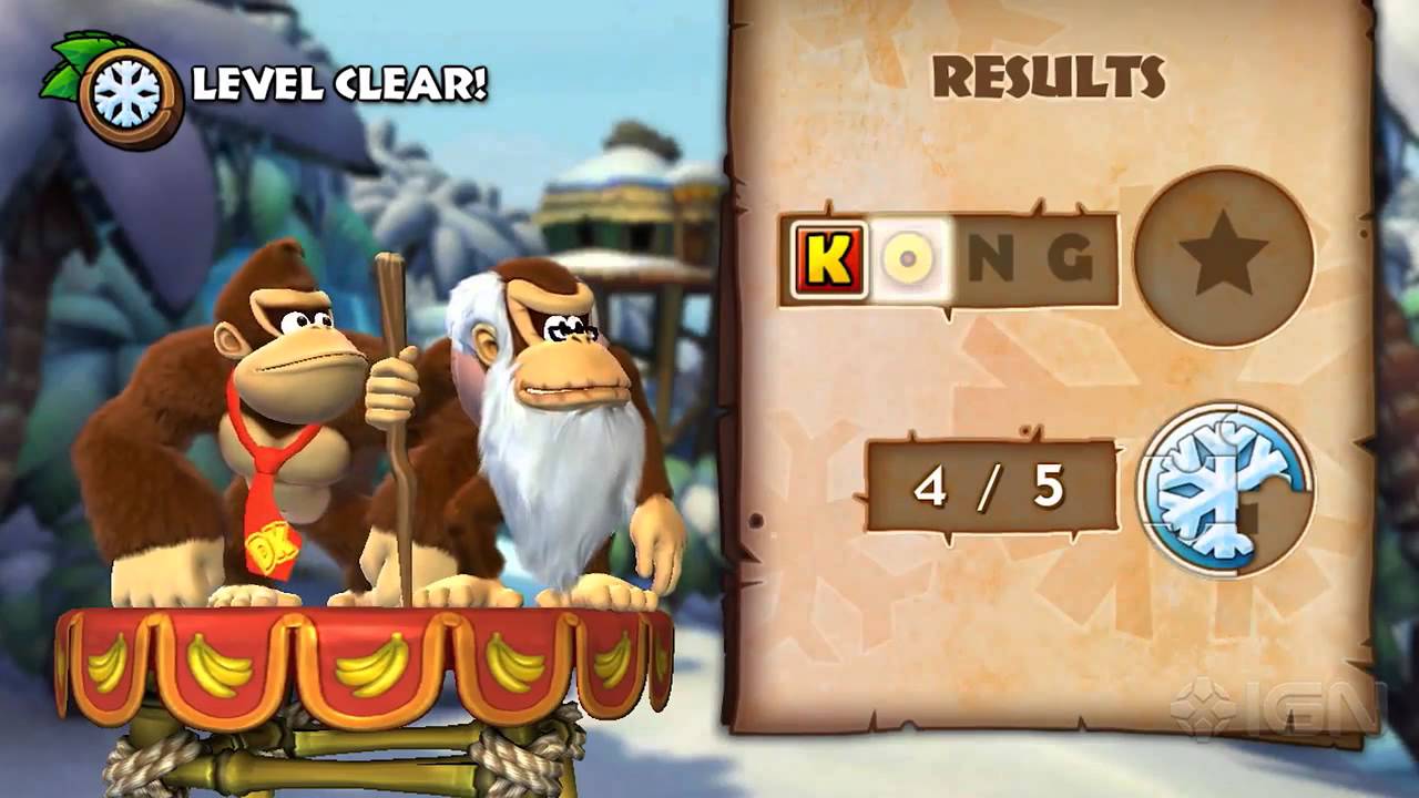 Donkey Kong Country Tropical Freeze -- Cliffside Slide - YouTube