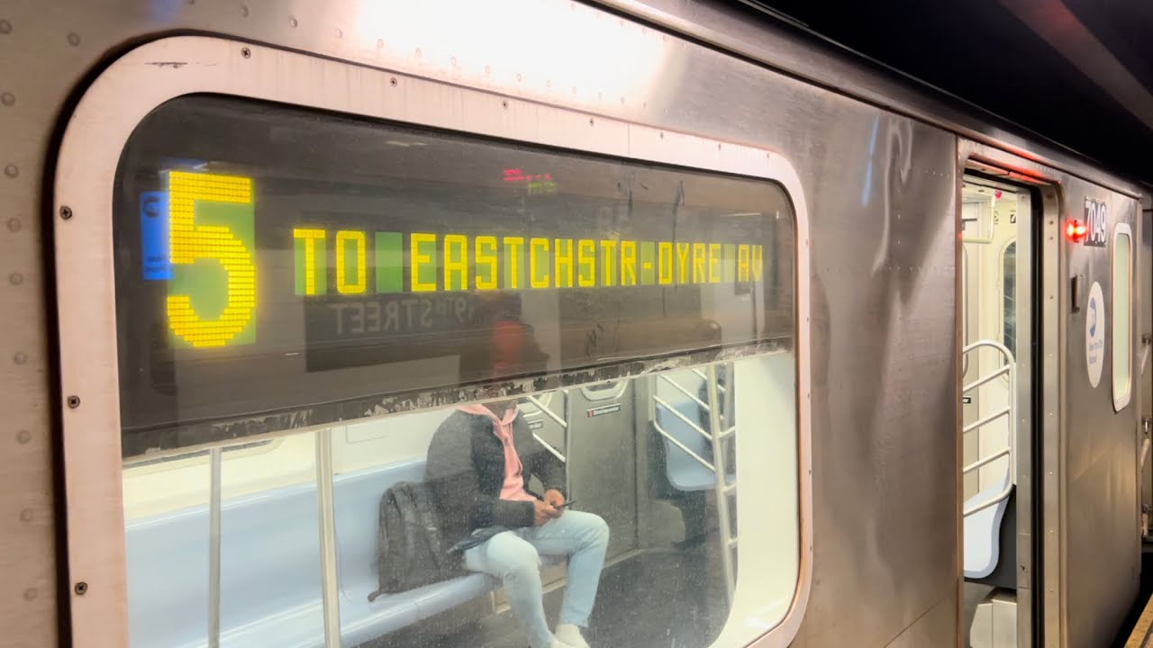 MTA: R142 (5) Train #7049 From Grand Central-42nd Street To 59th Street ...