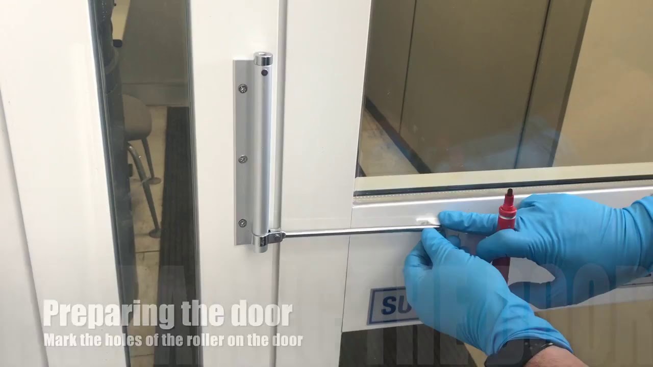 GLOBAL ACCESS - Aluminium Spring Door Closer Installation - YouTube
