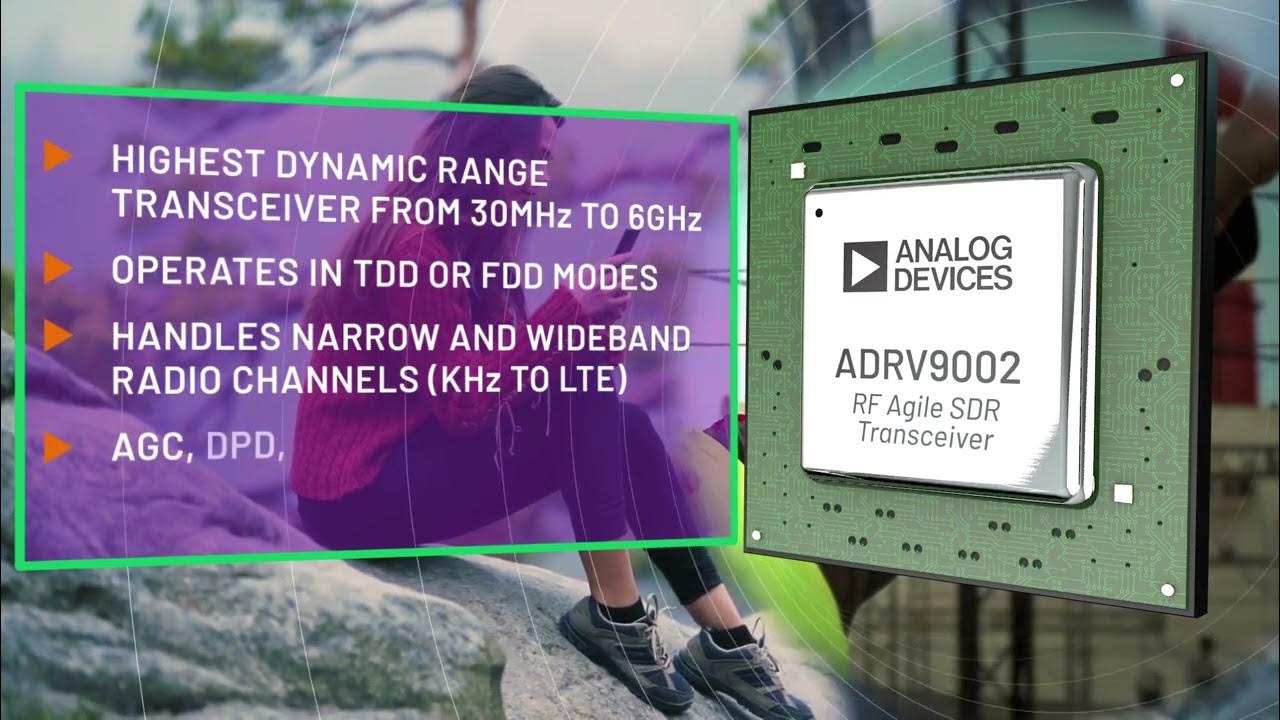ADRV9002：窄帶到寬帶的集成式RF收發器 - YouTube