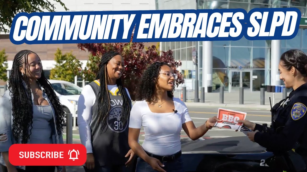 Community Embraces SLPD: Officer Lopez Invited to Local BBQ - YouTube