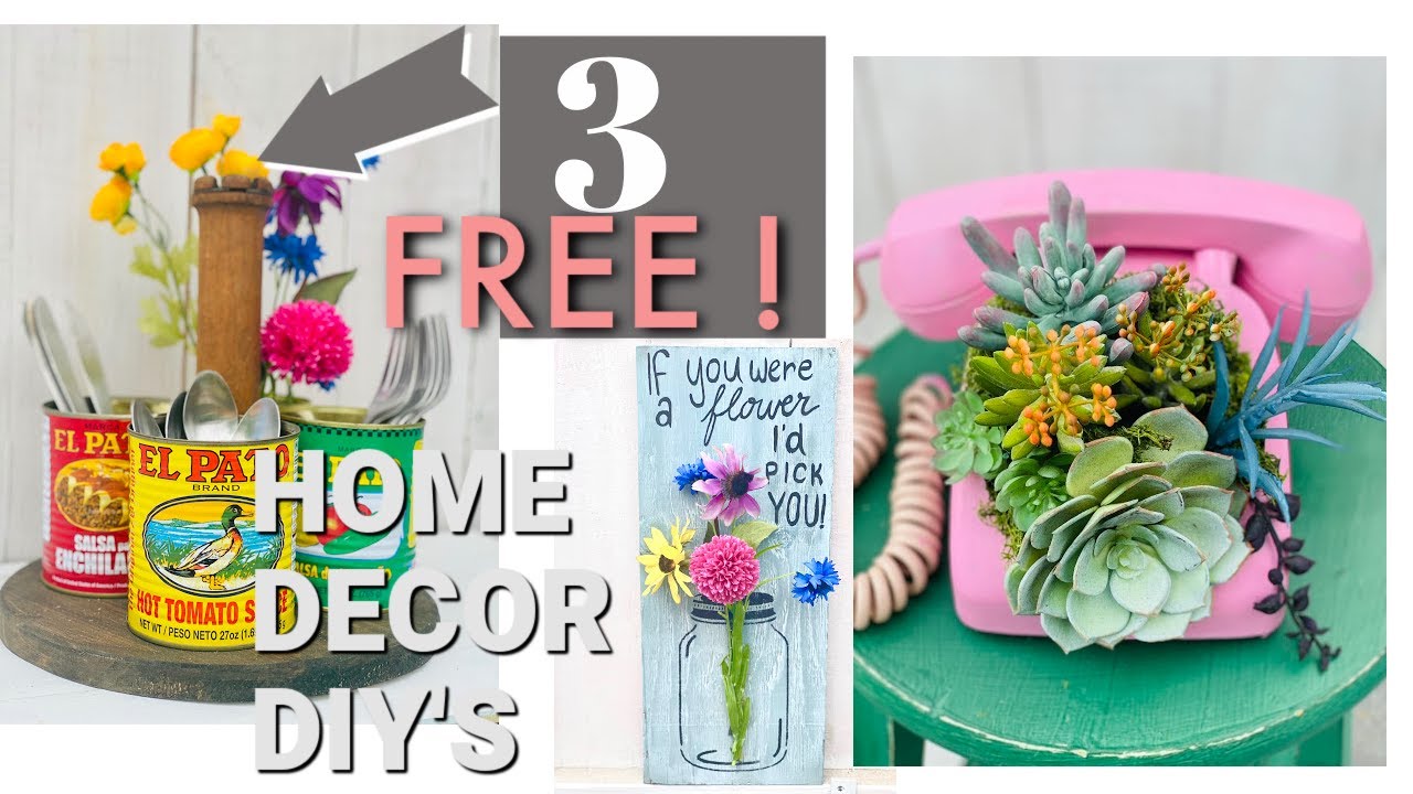 FREE DIY Home Decor Projects! From Flea market Shopping and the trash ...