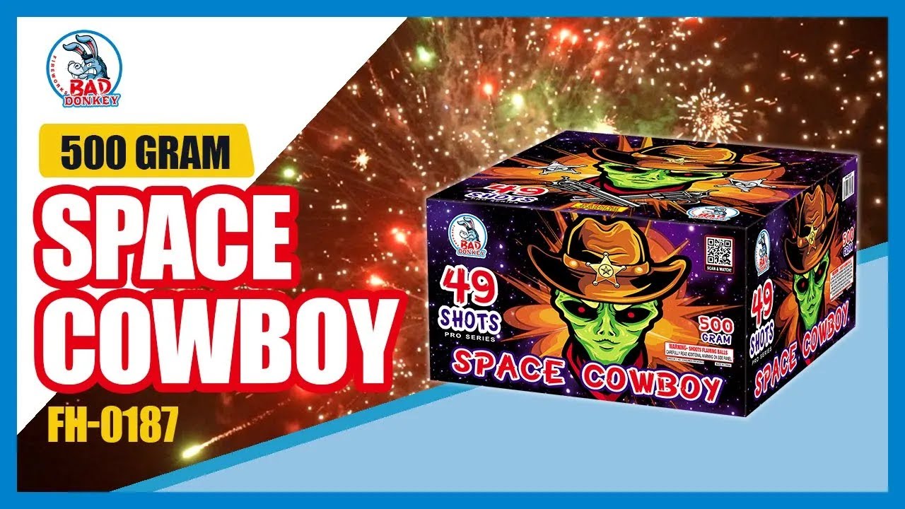 FH -0187 Space Cowboy Bad Donkey Fireworks - YouTube