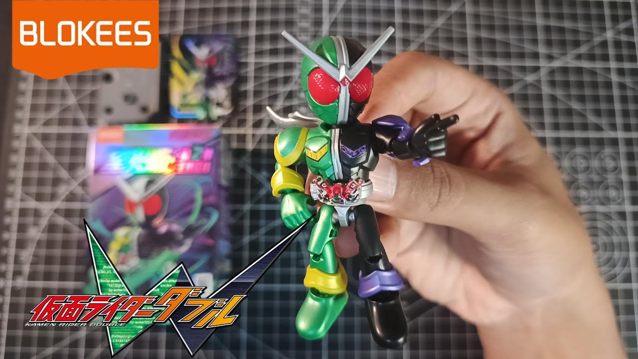Blokees Kamen Rider W Double Cyclone Joker Starlight Version Vol. 2 Blind Box Unboxing & ASMR ...