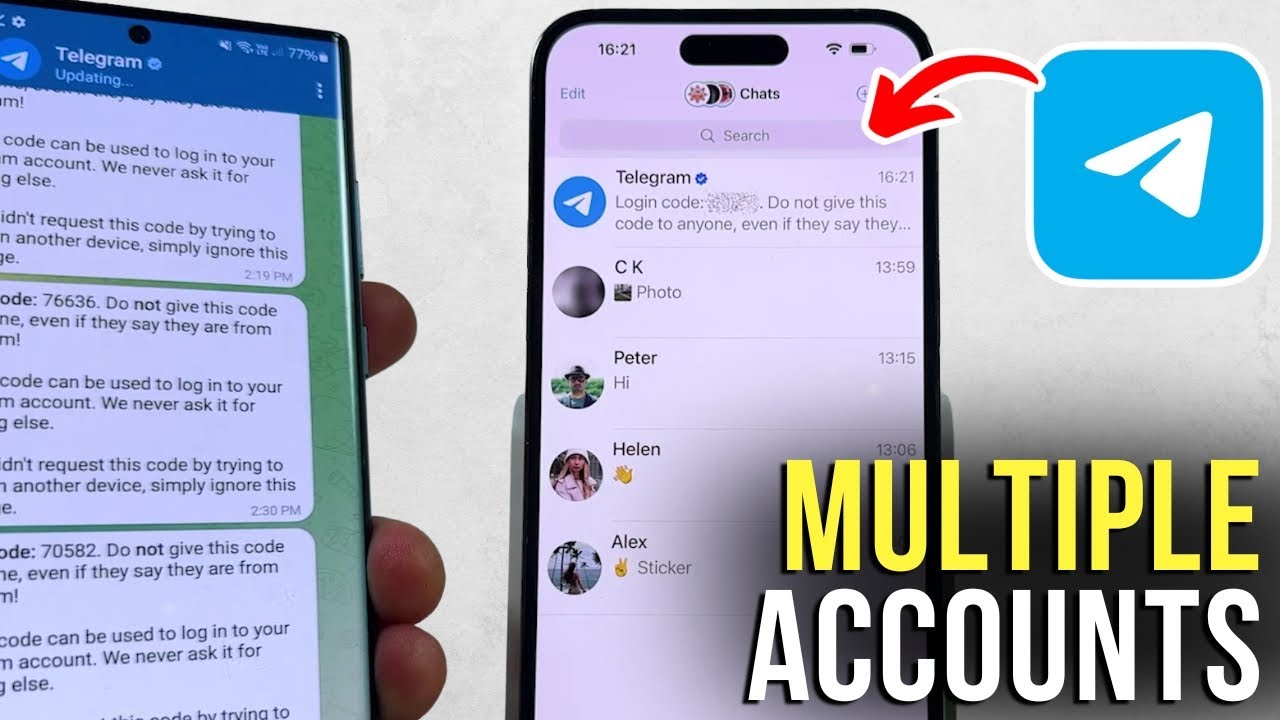 How to Manage Multiple Telegram Accounts on a Single iPhone - YouTube