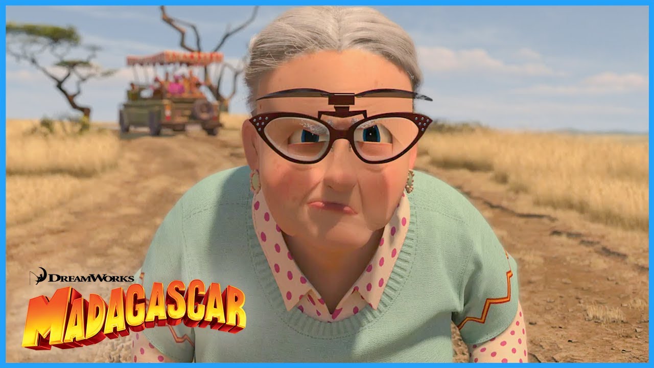 Gran puts up a fight! 🥊 | DreamWorks Madagascar - YouTube