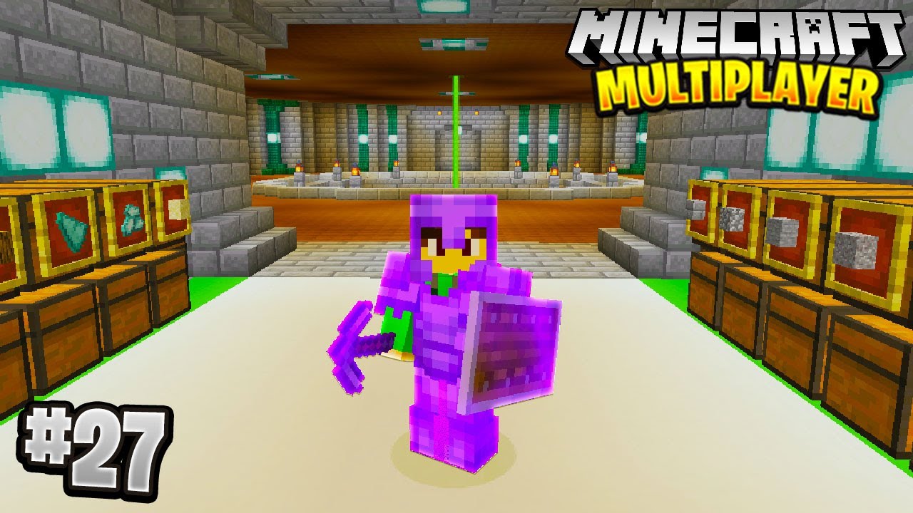THE MEGA BASE in Minecraft Multiplayer Survival! (Episode 27) - YouTube