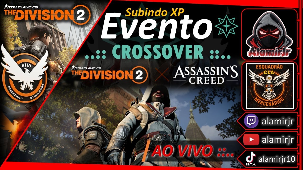 The Division 2 - Subindo XP Evento Crossover - TD2 X ASSASSIN'S CREED ...