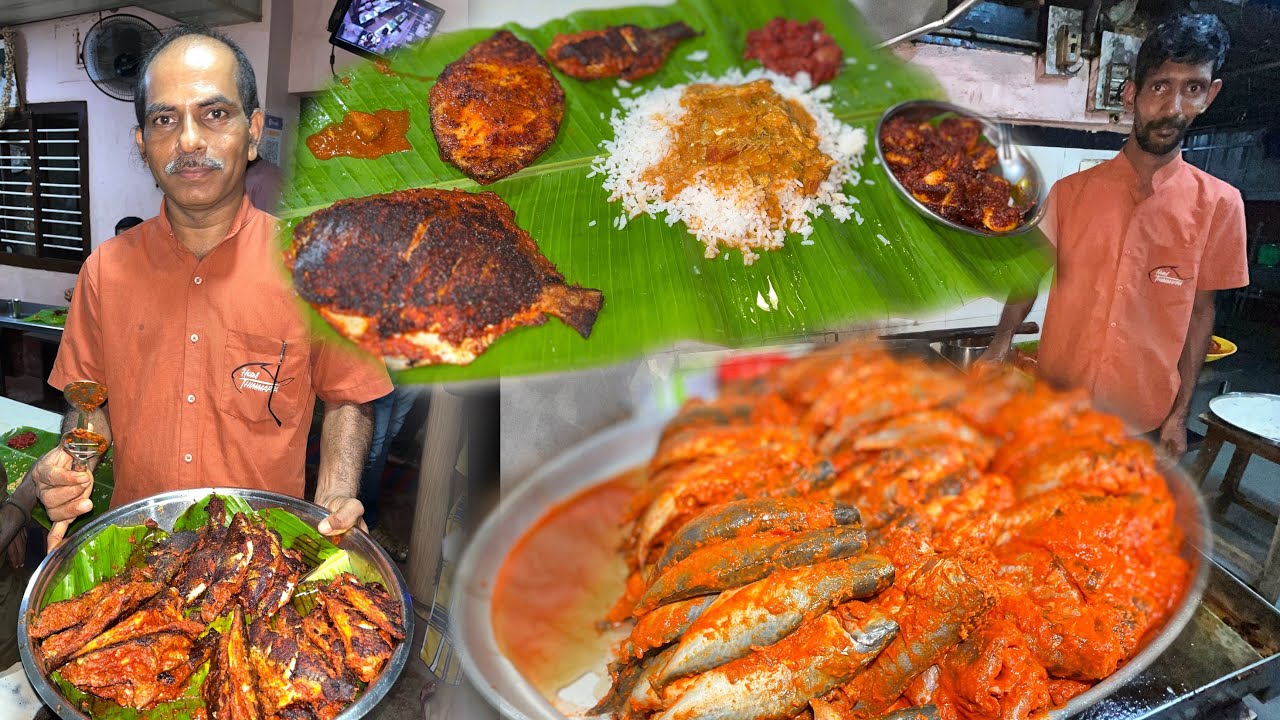 வஞ்சனை இல்லாமல் அள்ளித்தரும் Rs.40 Unlimited Thimmappa Fish Meals ...