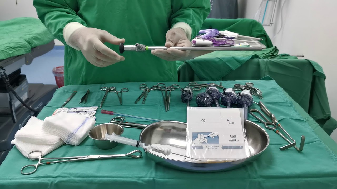 LAPROSCPOIC GASTRIC SLEEVE INSTRUMENTS - YouTube