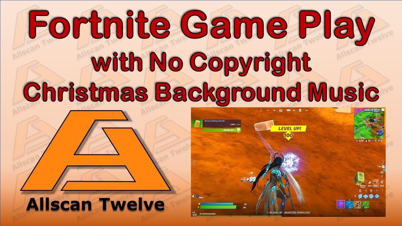 Fortnite Game Play with No Copyright Christmas Songs - YouTube