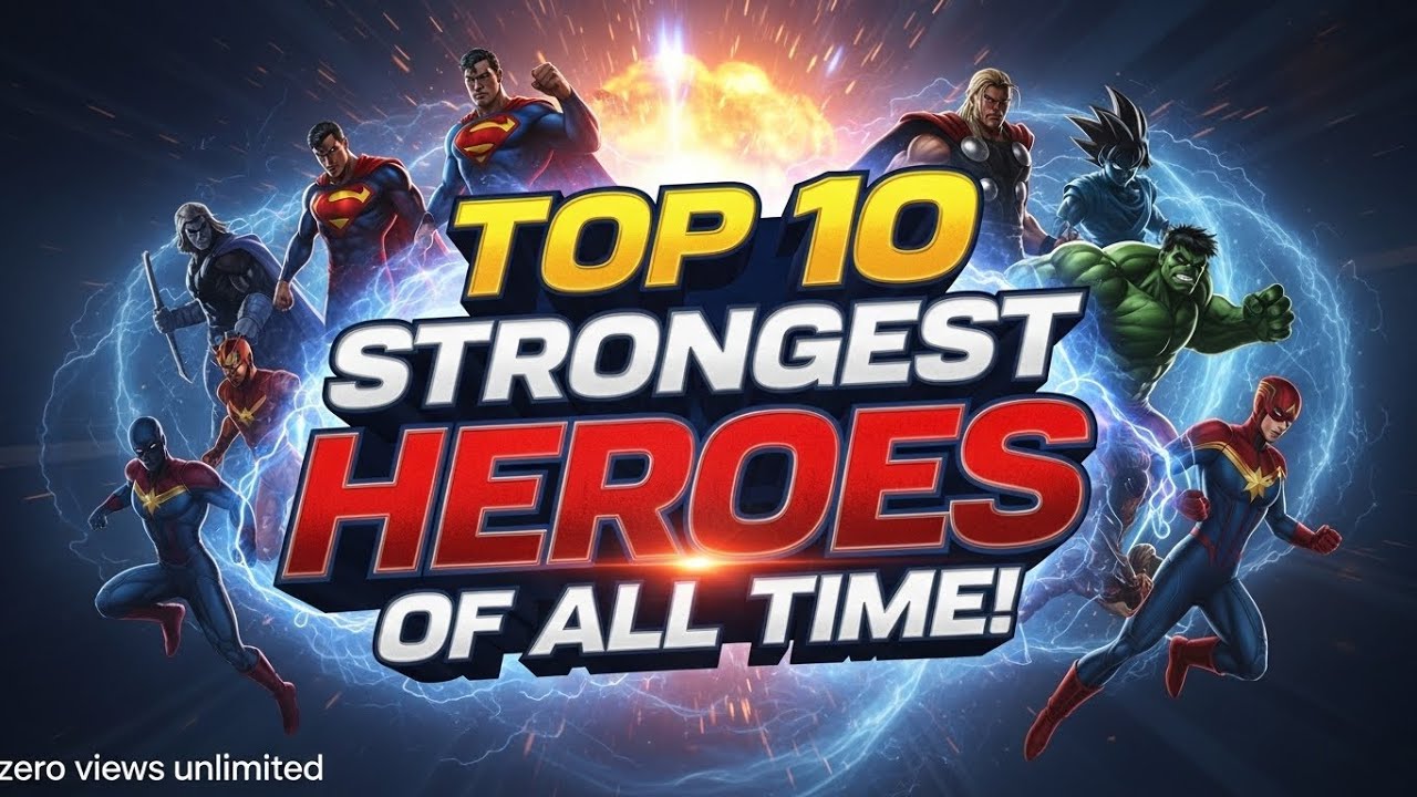 TOP 10 STRONGEST COMIC HEROES OF ALL TIME! (You Won't Believe #1) - YouTube