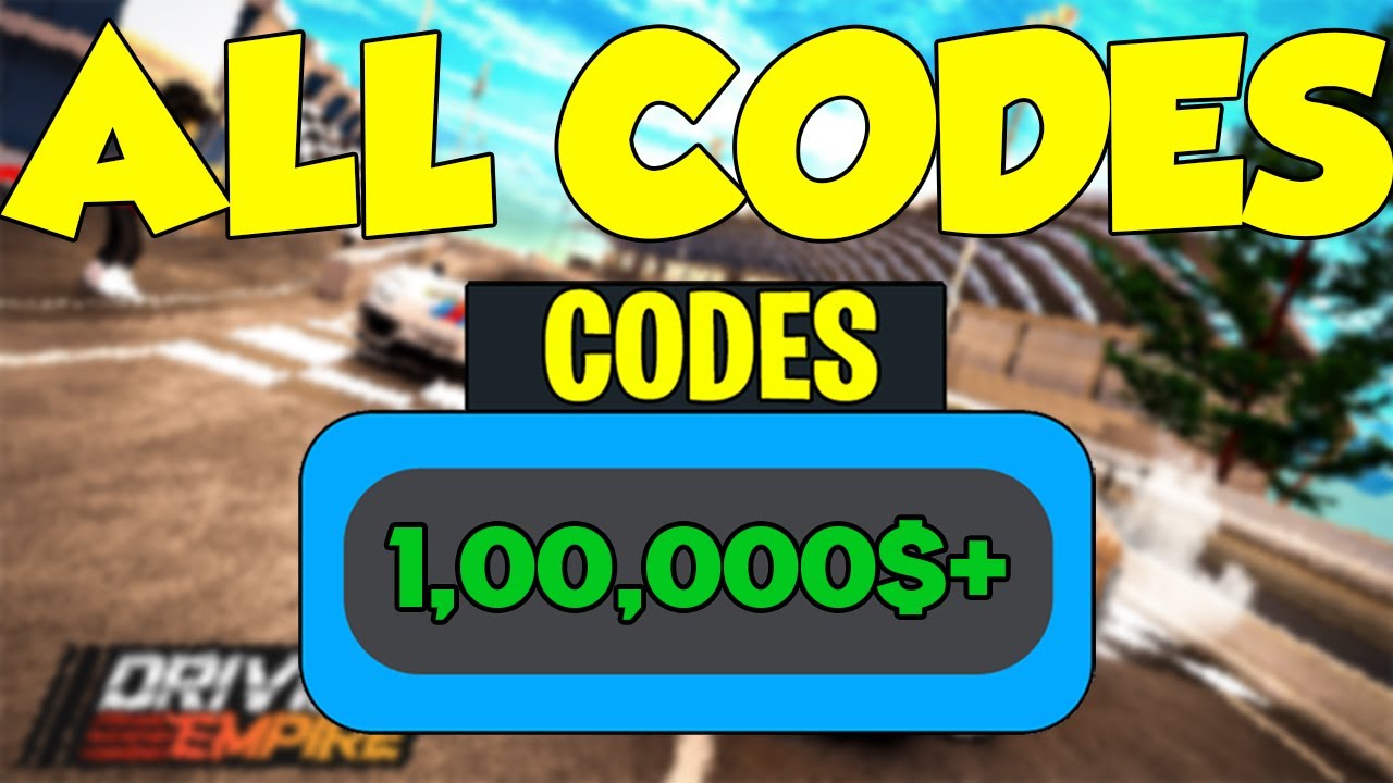 Driving Empire All Working Codes - 2023 (Roblox) - YouTube