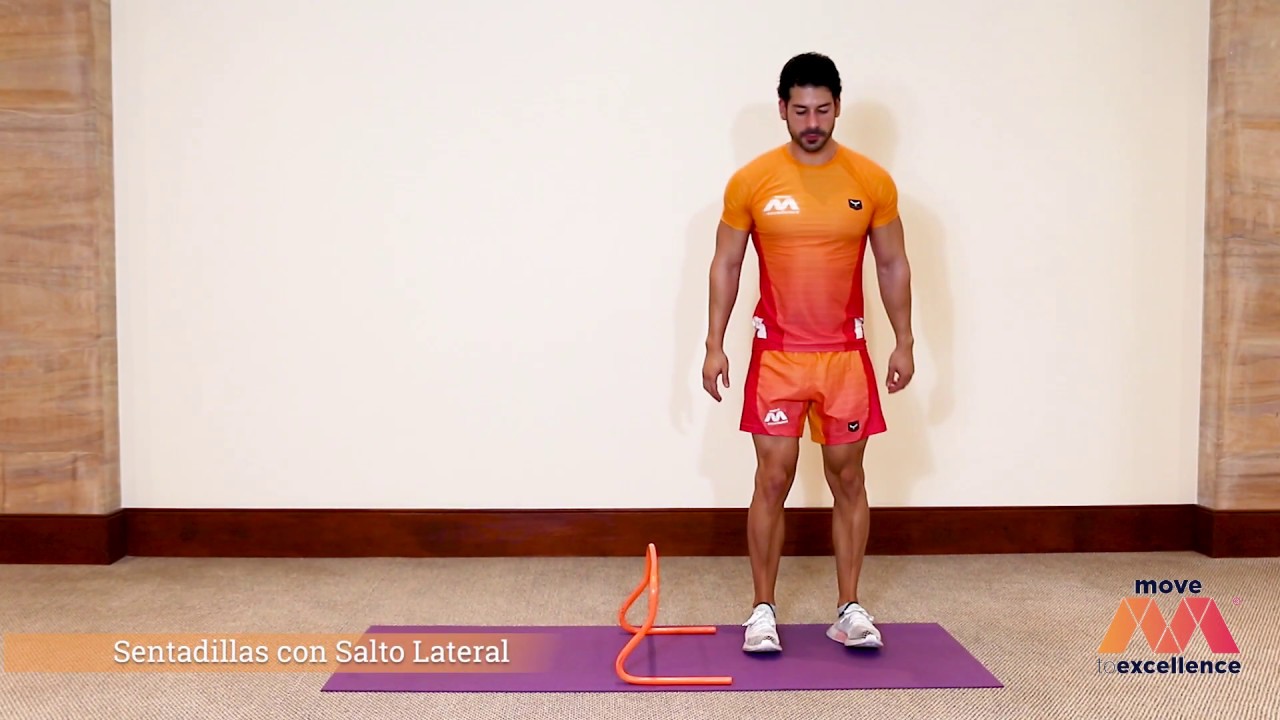 Ejercicio De Sentadillas Con Salto