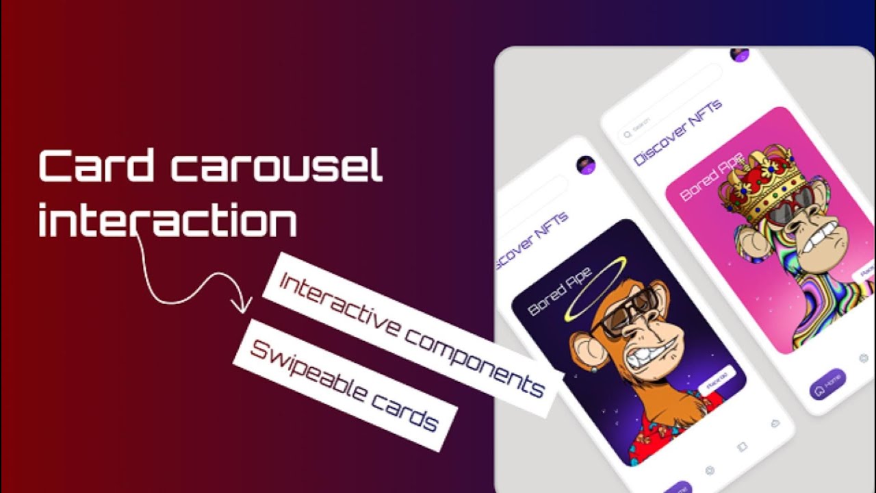 Figma card carousel interactive component - YouTube