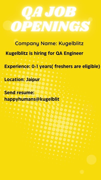 Qa Job Opening For Manual Testing Automation Selenium Manualtesting Qa Viral Yt Ytshorts 6987