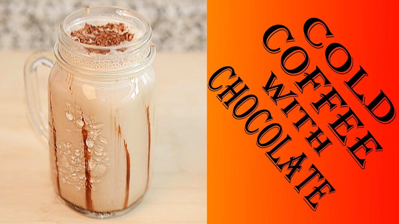 cafe style cold coffee with chocolate shake ice cream Beverage recipe ...