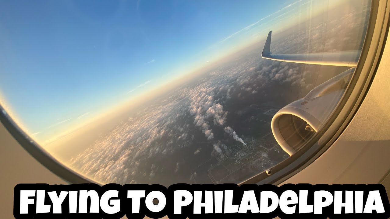 Flying to Philadelphia Pennsylvania - YouTube
