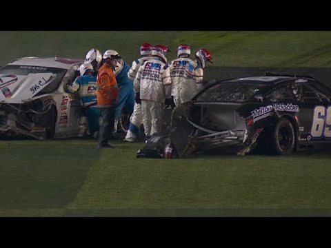 WILLIE MULLINS SCOTT MELTON HARD HIT RED FLAG CRASH - 2024 ARCA MENARDS ...