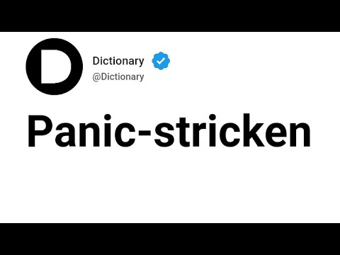 Panic-stricken Meaning In English - YouTube