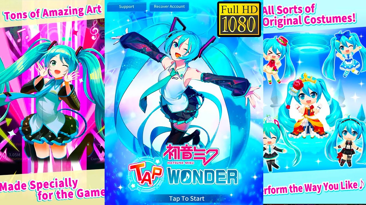 Hatsune Miku - Tap Wonder Game Play Walkthrough | Wisdom Gamers - YouTube