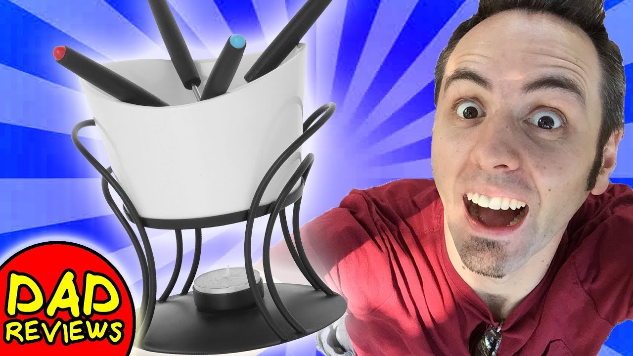 CHOCOLATE FONDUE POT | Trudeau Home Presence Revolo 16 Ounce Stoneware ...