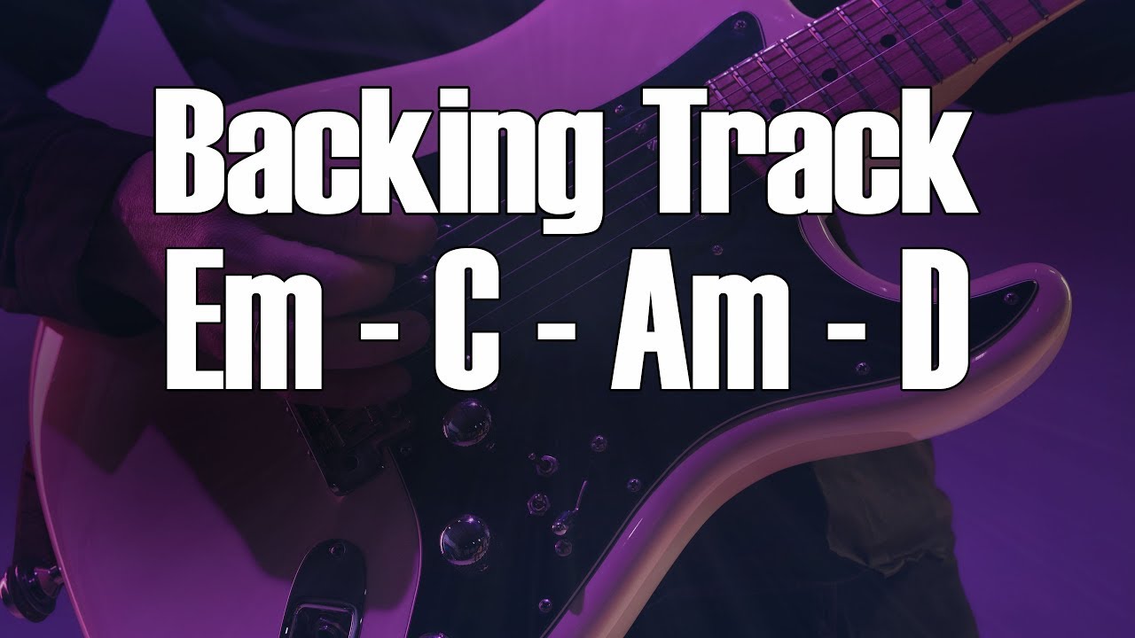 Guitar Backing Track Em | E minor Pentatonic Scale Guitar Backing Track ...