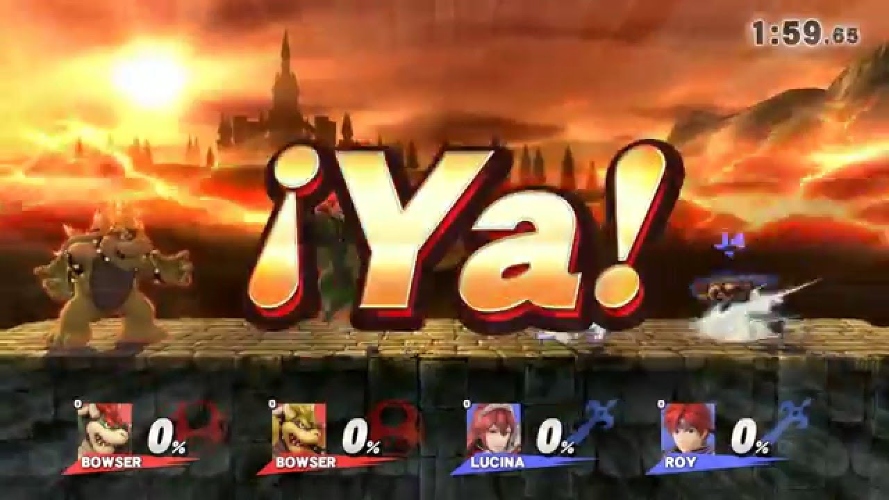 Super Smash Bros. Wii U - Bowser Hulk & Super Saiyan VS Clones Fire ...