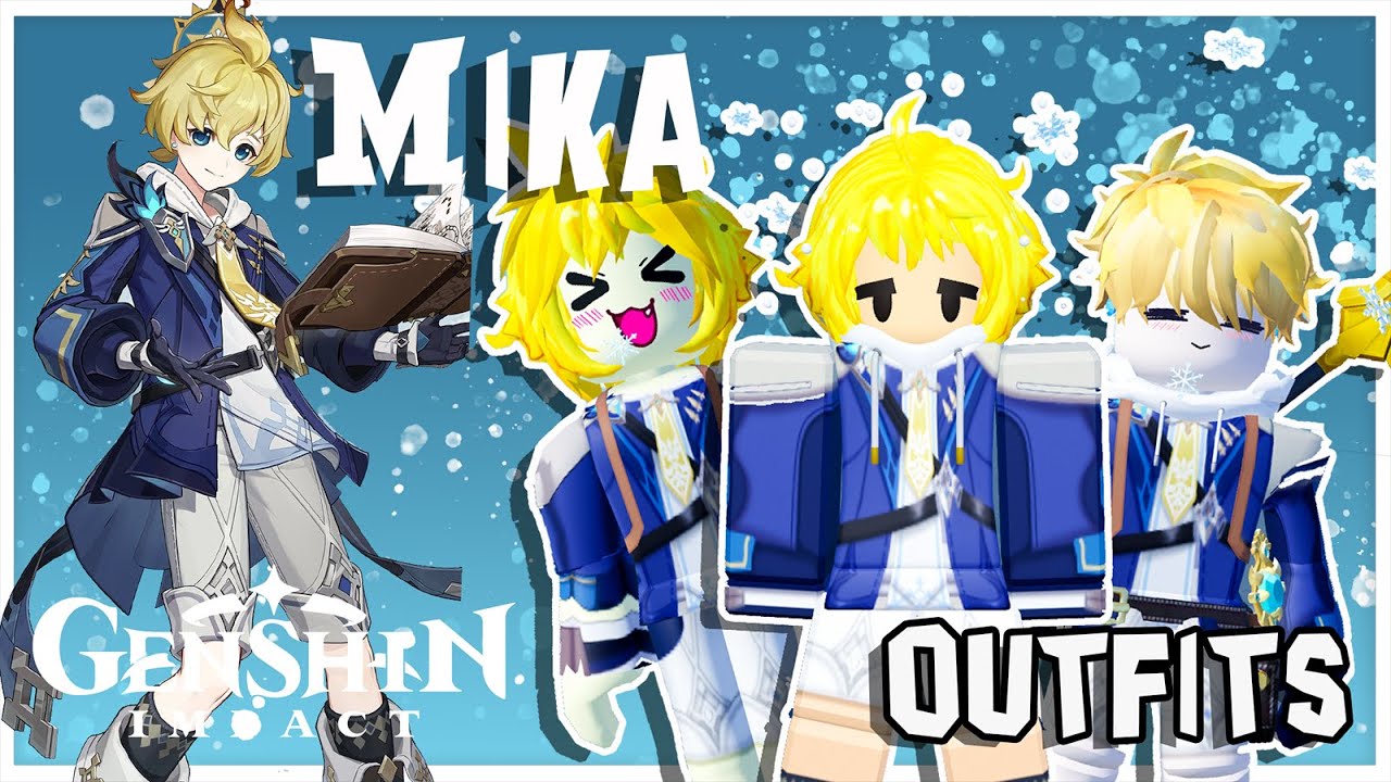 Roblox MIKA Cosplay: Genshin Impact - YouTube