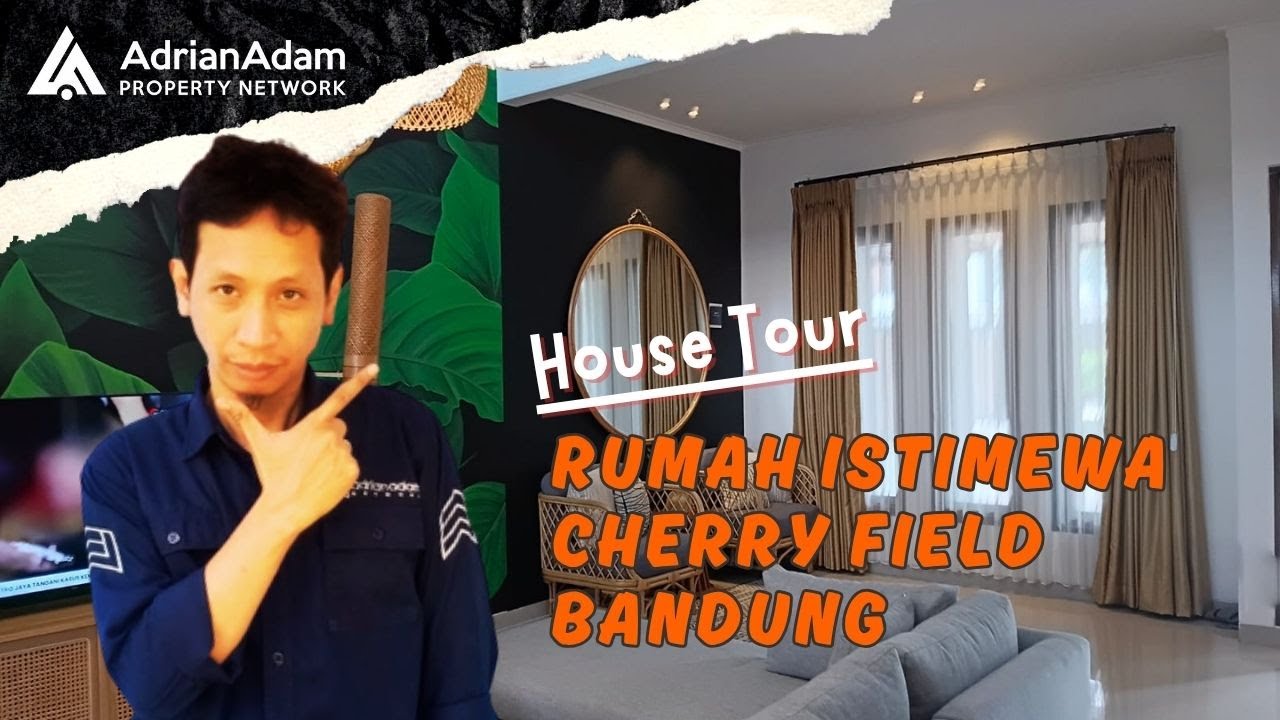 House tour | Rumah istimewa di perumahan Cherry Field, Ciganitri ...