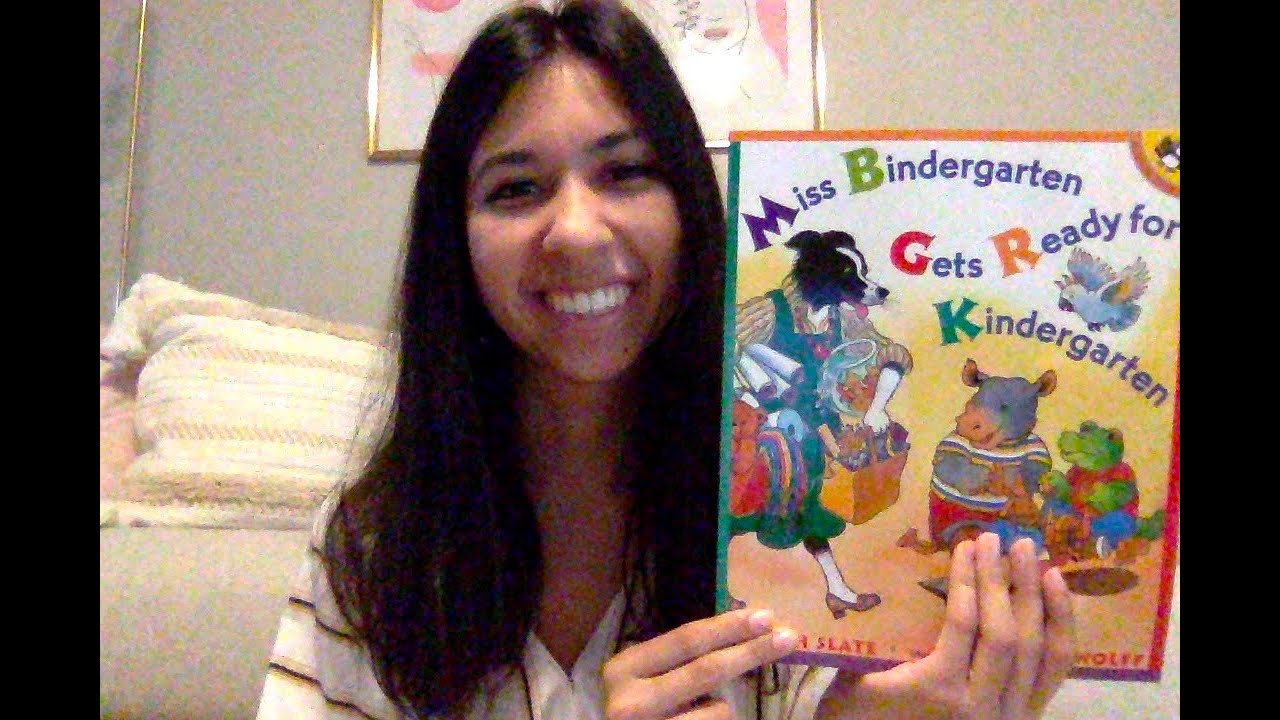 Miss Bindergarten Get's Ready for Kindergarten (Read Aloud) - YouTube