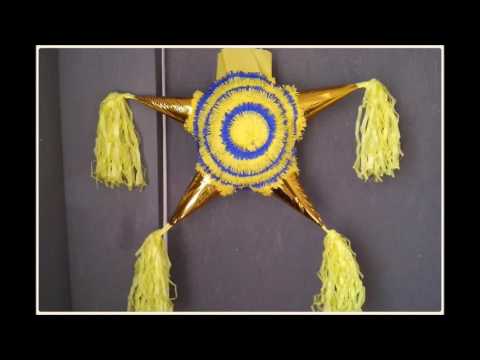 PIÑATAS ARTESANALES "ARTE BARRO Y PAPEL" promoción navideña - YouTube