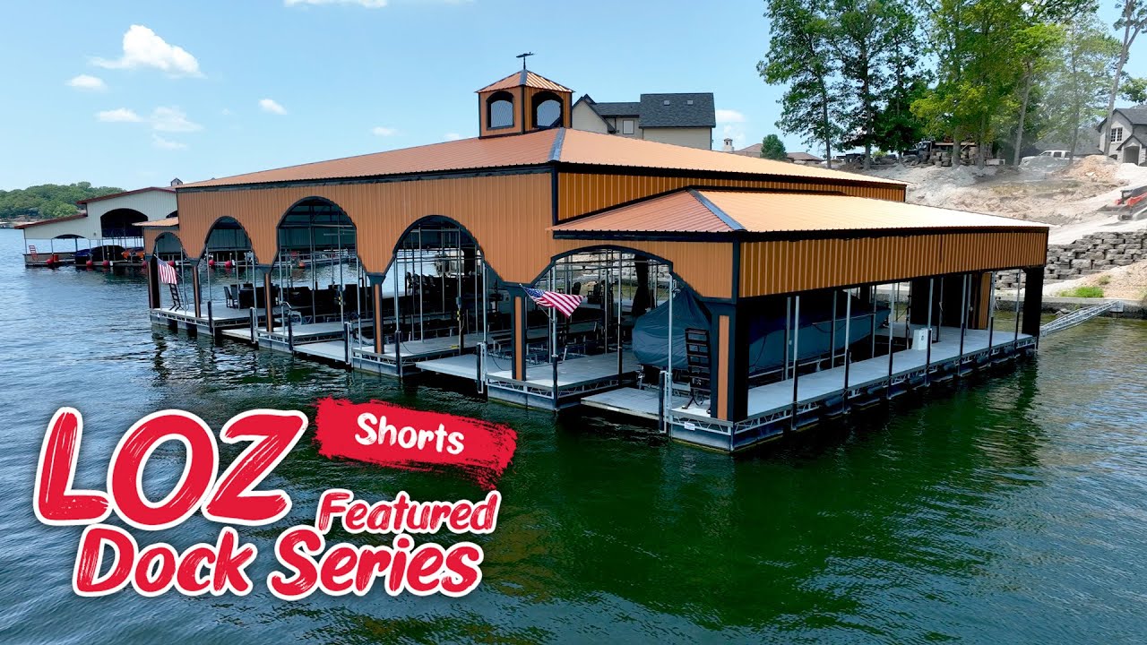 Randy Scism's Dock: The Largest Dock I've EVER Seen at The Lake of the Ozarks (10,000 Sq Feet ...